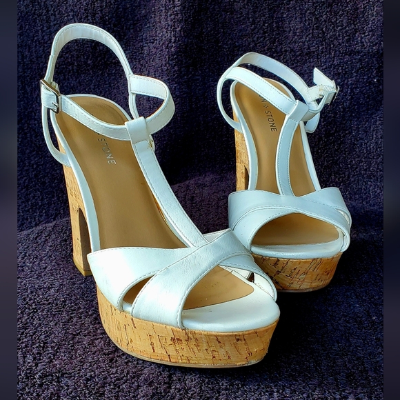 Sun + Stone | Shoes | Sun Stone Jamie Tstrap Platform Dress Sandals ...